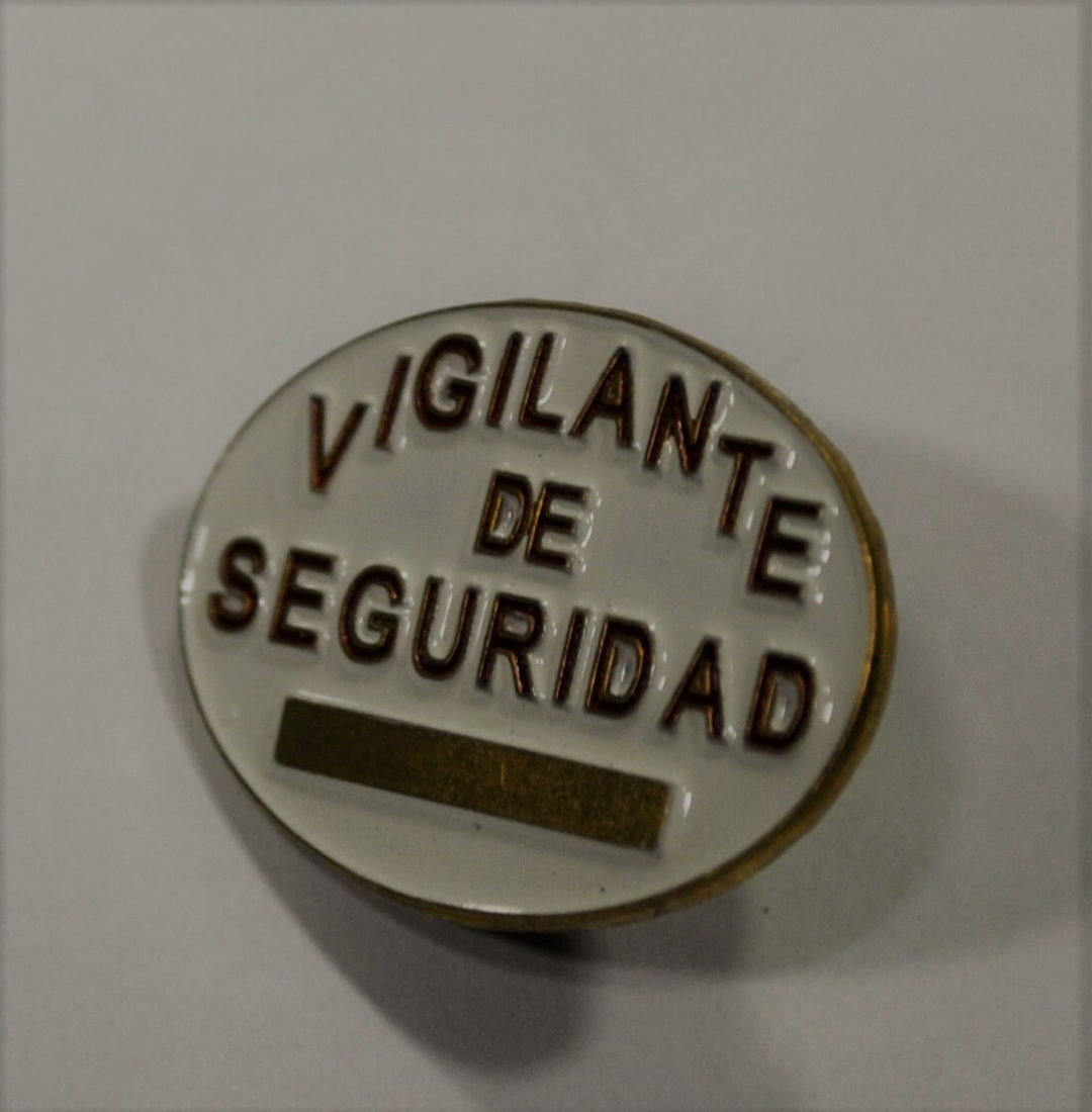 Pin Vigilante de seguridad - Talleres Paco